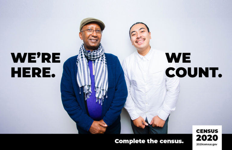 General Campaign Poster B - We're Here. We Count.