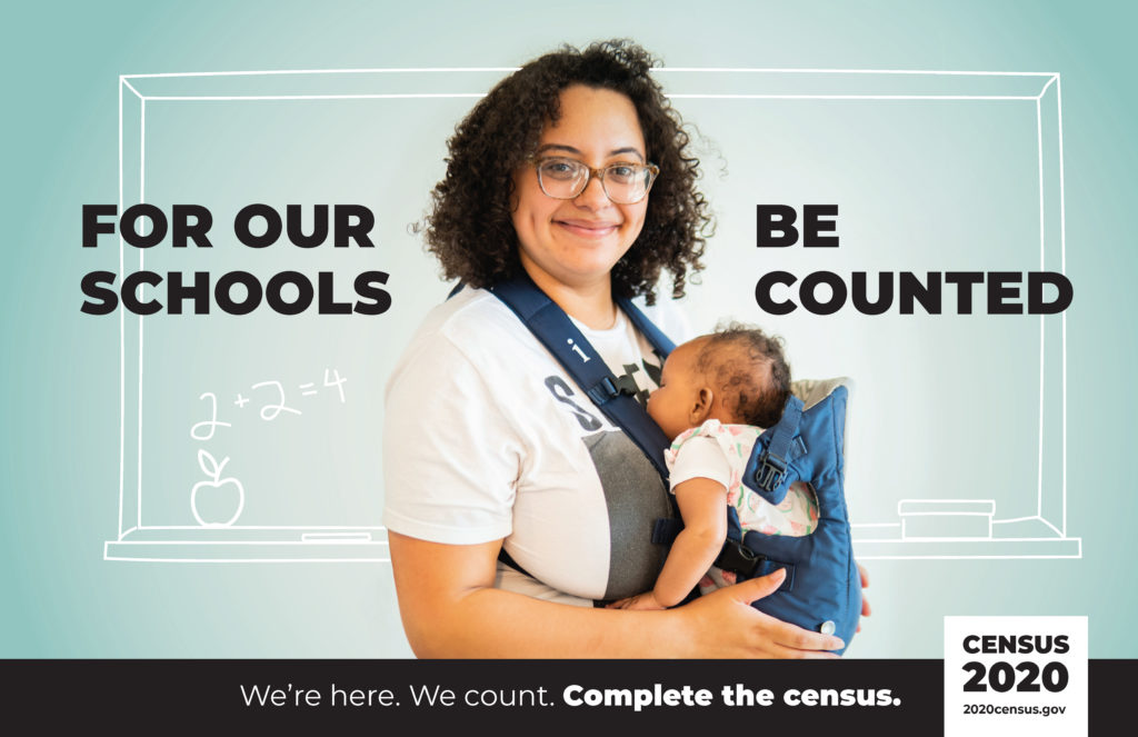 Education Poster - We're Here. We Count.