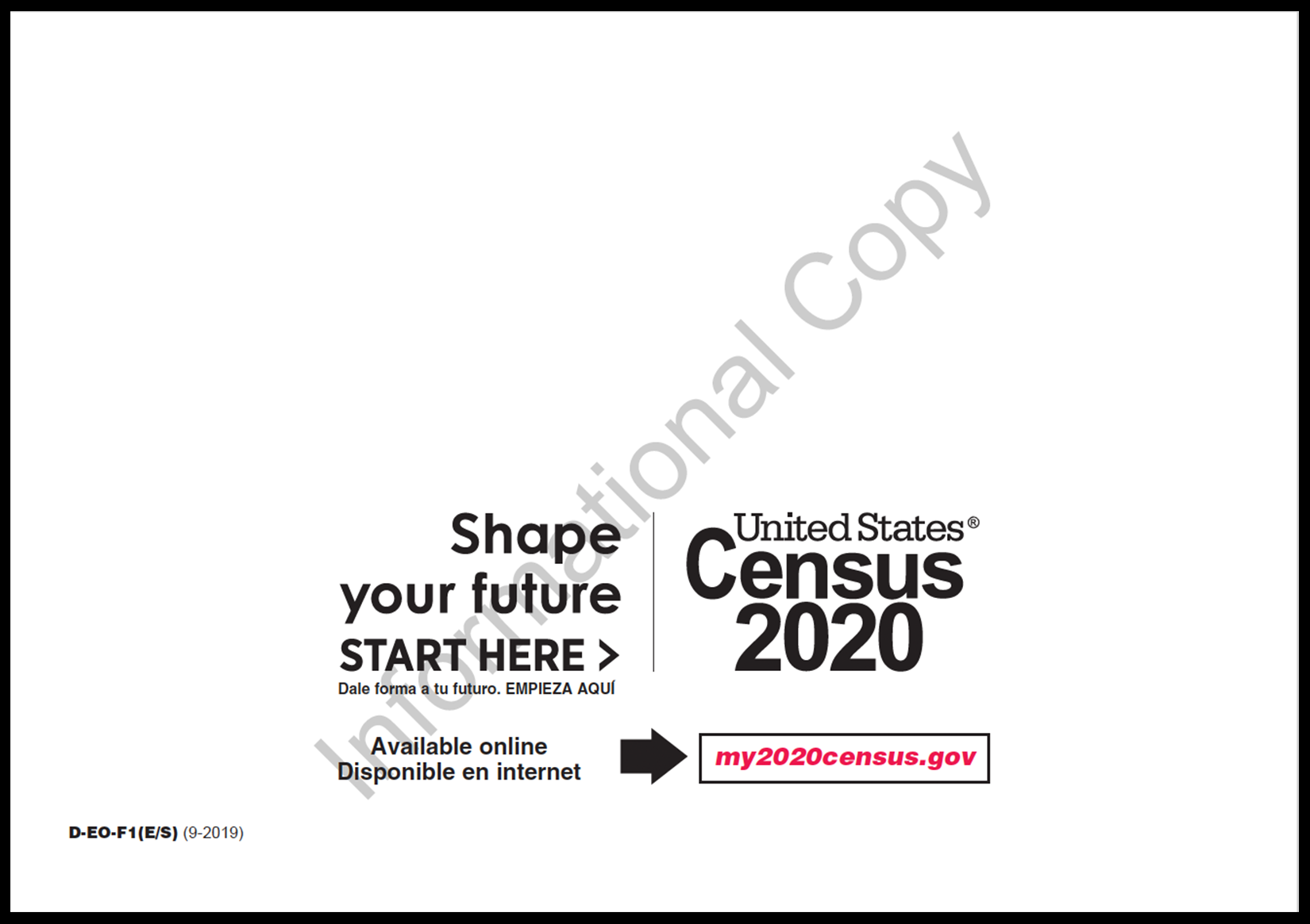 What will the envelope containing the 2020 Census invitation letter ...