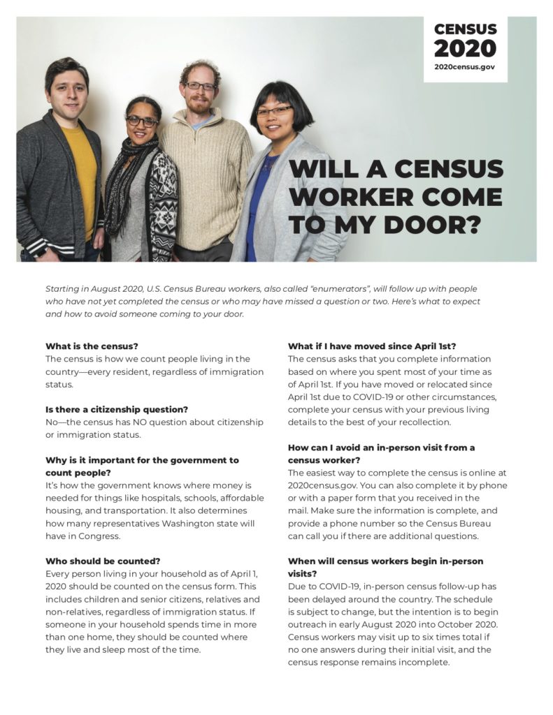 FAQ Flyer C - We're Here. We Count.